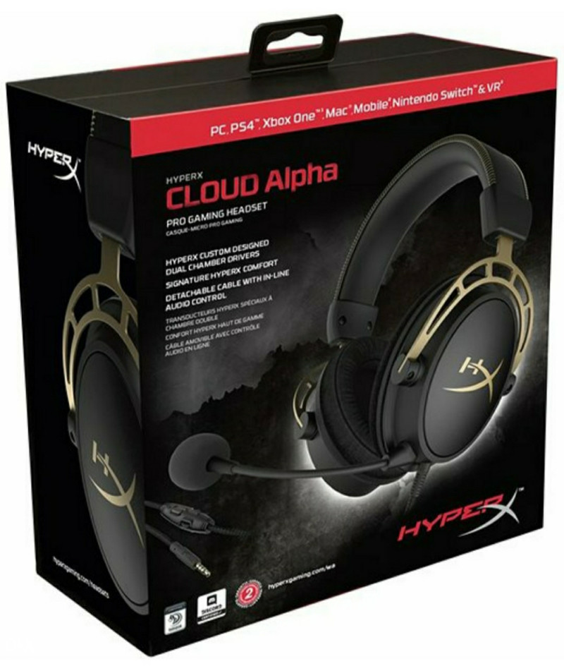 HyperX Cloud Alpha - Gold Gaming Slusalice - Slušalice - OLX.ba