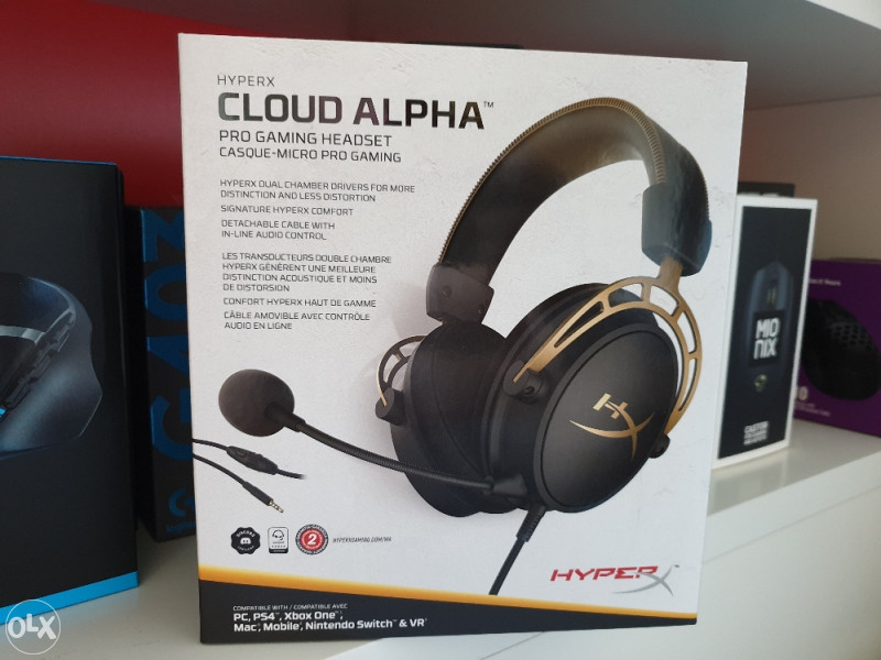 HyperX Cloud Alpha - Gold Gaming Slusalice - Slušalice - OLX.ba