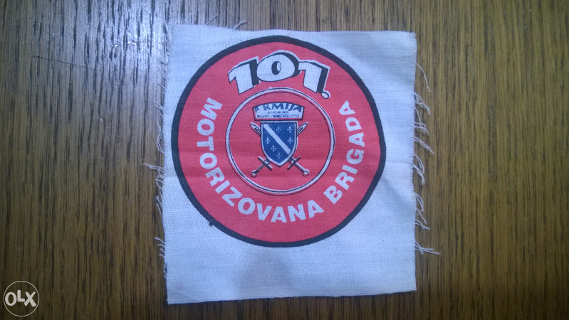 Amblem ARBiH - 101.Motorizovana brigada - Vojne i policijske oznake - OLX.ba