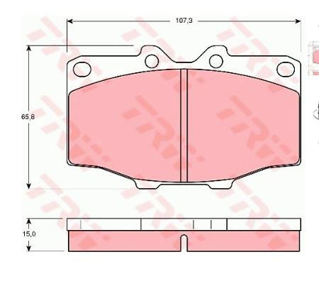 Disk pločice Toyota 4 Runner, Hilux, Land Cruiser - Diskovi/Pločice ...