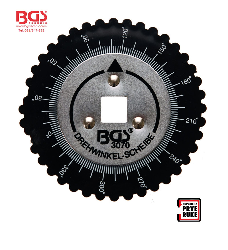 Uglomjer za mjerenja kod zatezanja 0 - 360° (BGS 3070) - Alat i pribor ...