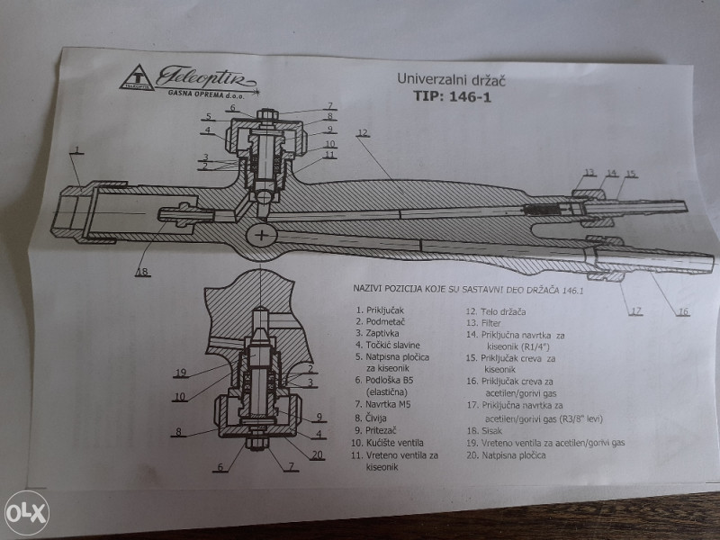 Teleoptik rukohvat univerzalni 146.1 - Razni alati - OLX.ba