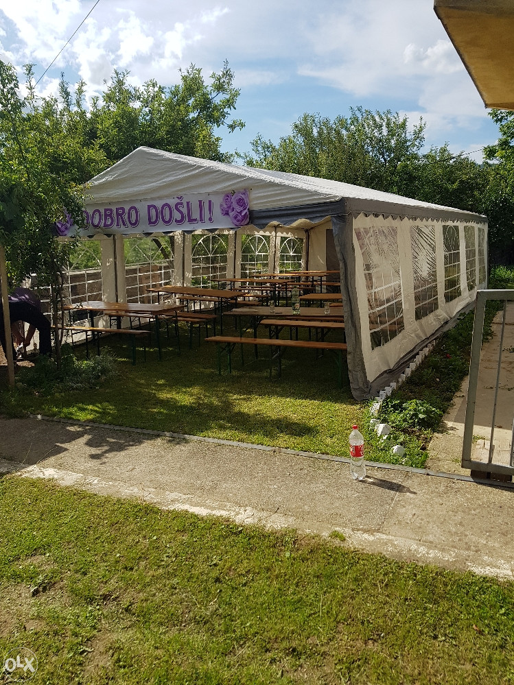 Iznajmljujem šator , iznajmljivanje svadbeni satora - Tende terase i ...