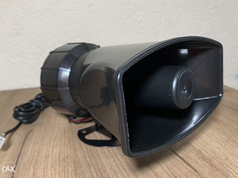 Svirena Megafon za Auto 12v - Sirene i tasteri - OLX.ba