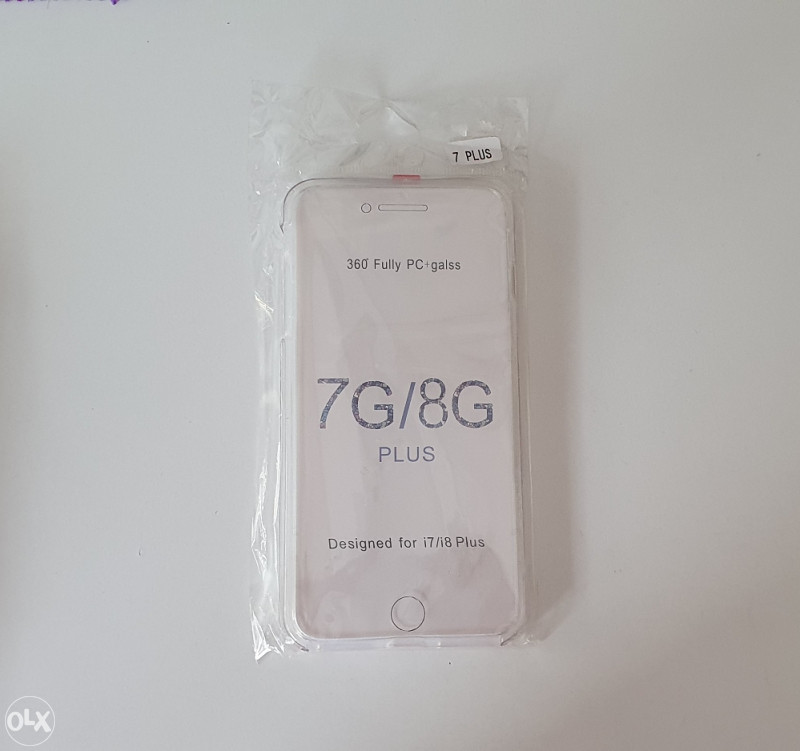 Iphone 7-8 plus maska 360° silikon sa obe strane - Maske/Oklopi - OLX.ba