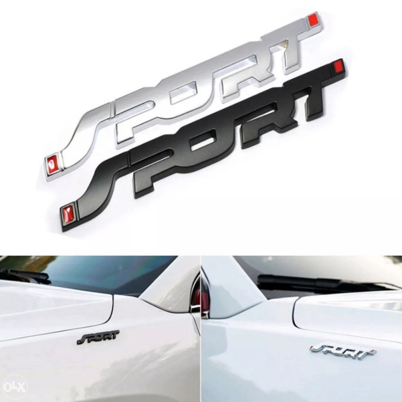 3D metalni logo SPORT za auto - Znakovi za automobile - OLX.ba