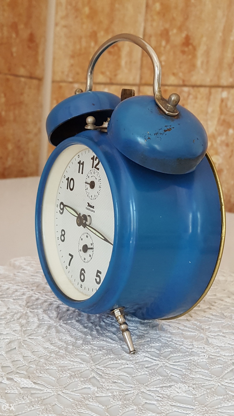 STOLNI SAT-INSA-YUGOSLAVIA-VEKER-BUDILNIK-RARE-RIJETKO- - Zidni i Stoni ...