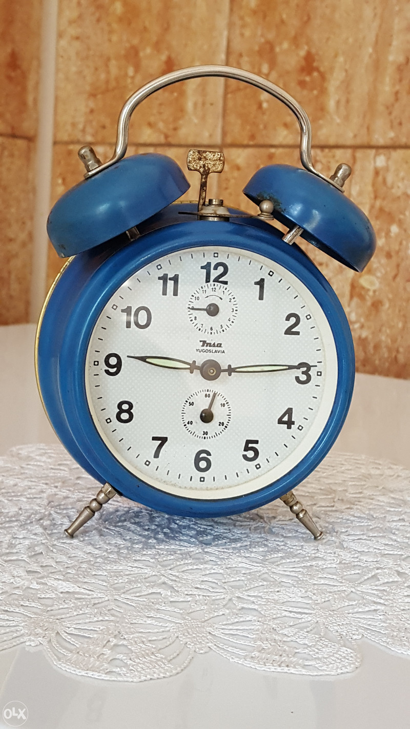 STOLNI SAT-INSA-YUGOSLAVIA-VEKER-BUDILNIK-RARE-RIJETKO- - Zidni i Stoni ...