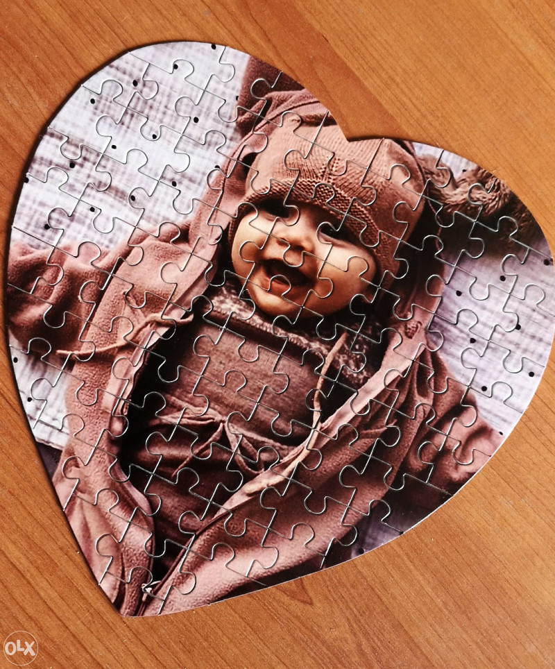 SLAGALICE/PUZLE SA VASOM SLIKOM / PUZZLE - Razni pokloni - OLX.ba