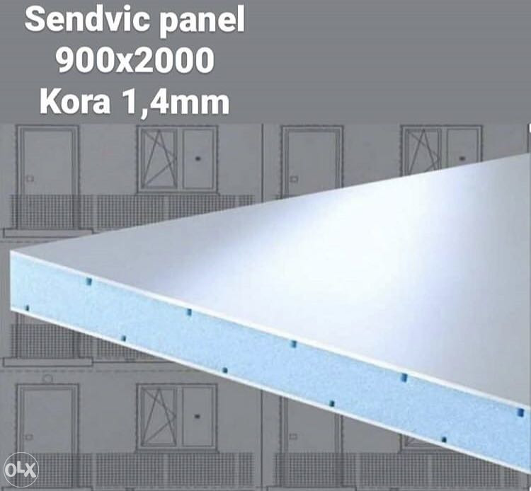 PVC ravni paneli 900x2000 - Oprema/pribor za stolariju - OLX.ba