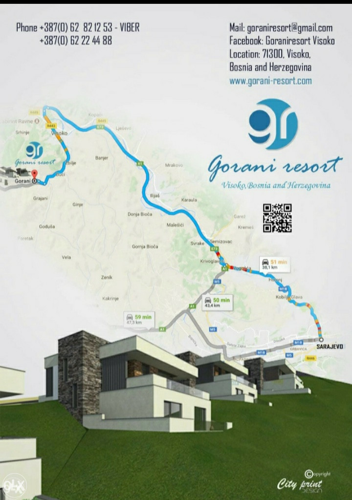 Visoko-gorani resort prodaje se 52000m2 s kucom - Zemljišta - OLX.ba