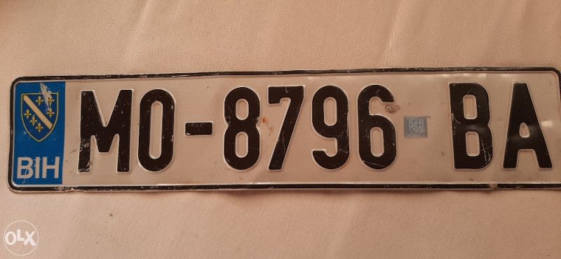 Tablica za auto - Tablice za vozila - OLX.ba