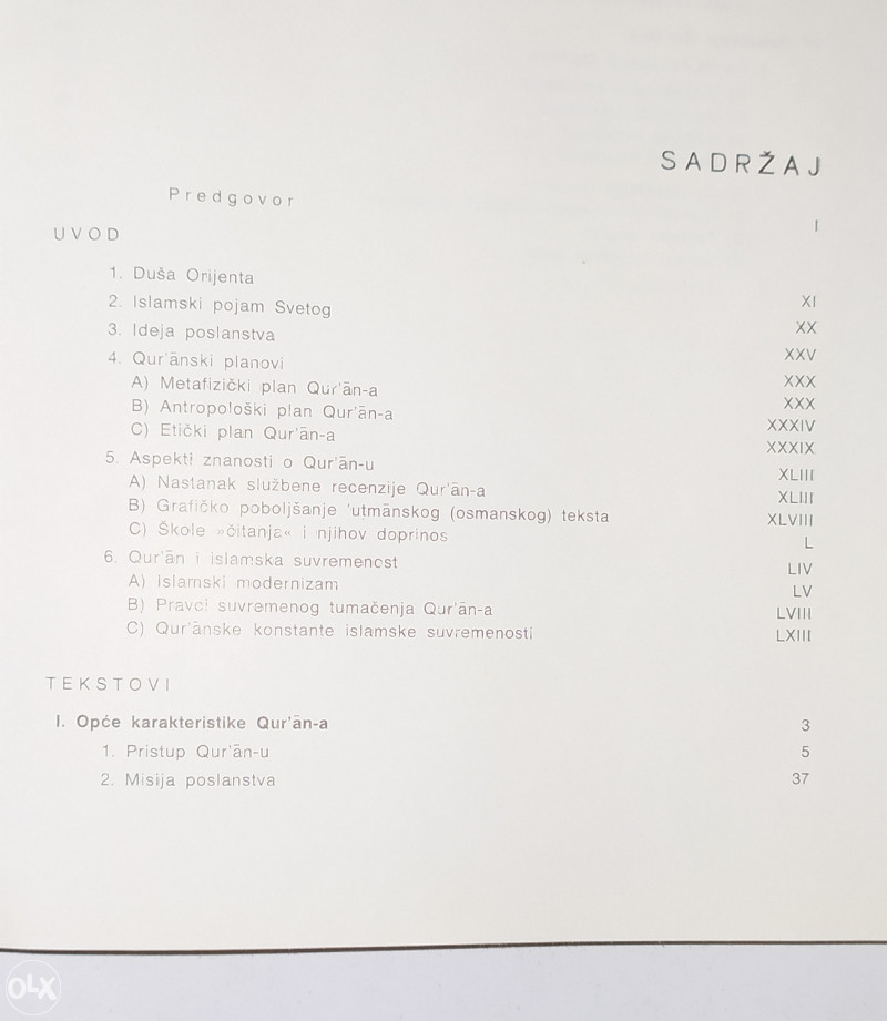 UVOD U KUR'AN-NERKEZ SMAILAGIC - Religijske - OLX.ba