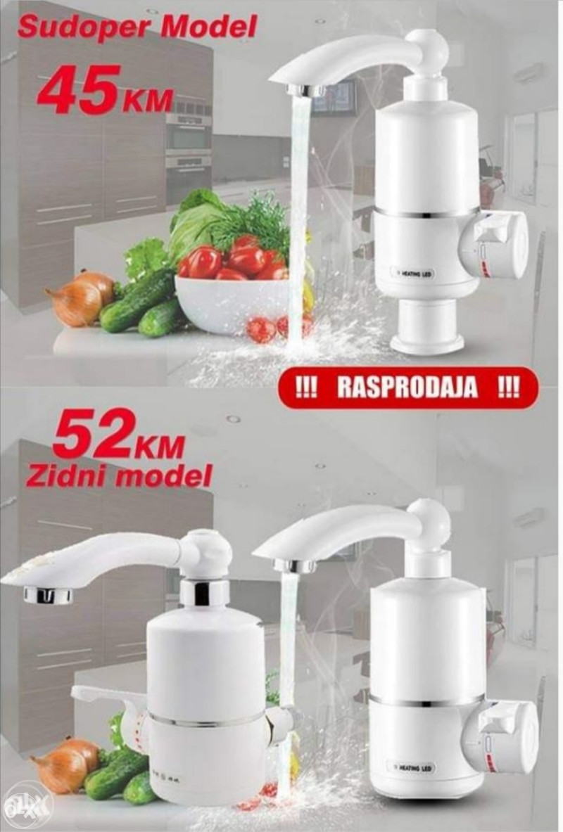Instant Zidna sudoper usadna cesma, protocna grijacem - Česme - OLX.ba