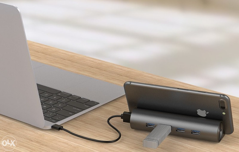 QICENT Aluminum 4 Ports USB 3.0 Hub nosač mobitela - HUB/Razdjelnici ...