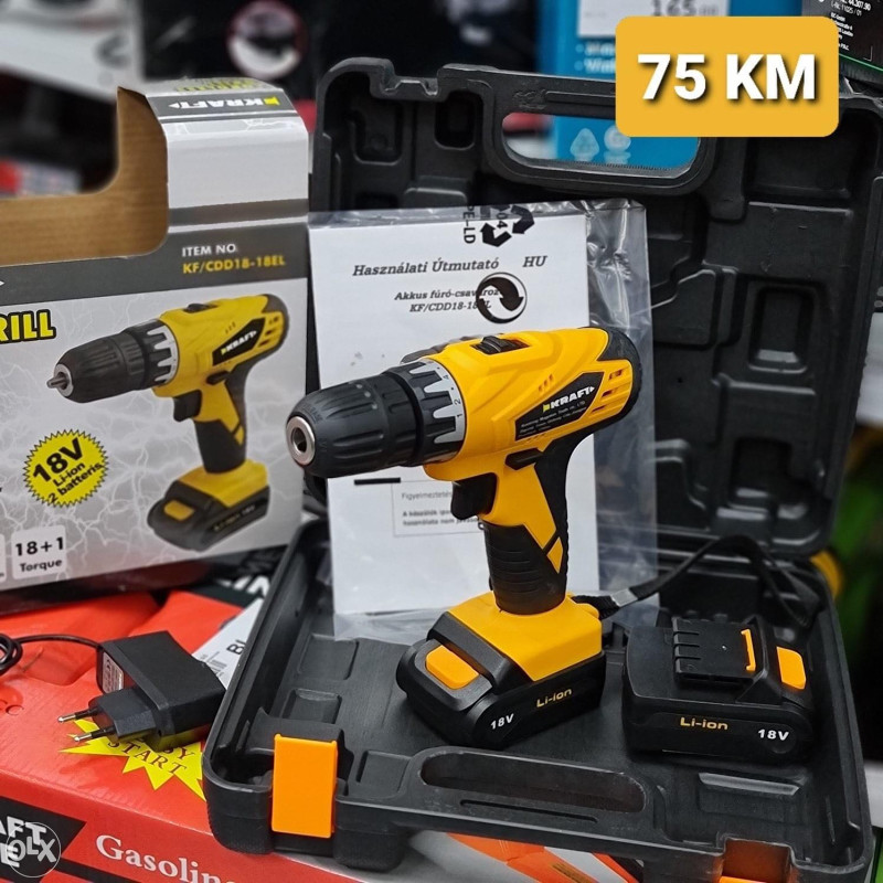 AKU BUSILICA KRAFT 18V 2 BATERIJE BUSILICE - Bušilice - OLX.ba