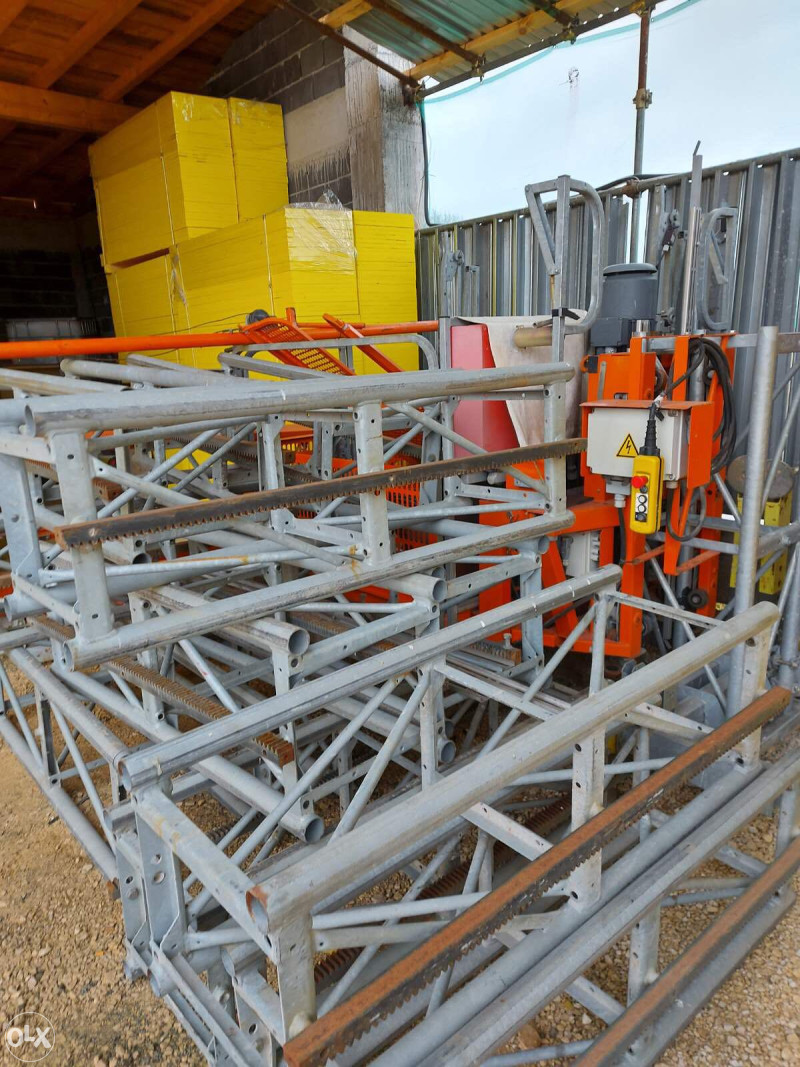 GRADJEVINSKI LIFT - DIZALICA SA KORPOM - Skele i oprema za visinske ...