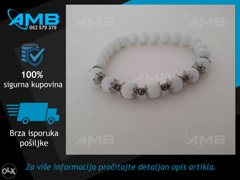 N-1217 Zenska narukvica zenske narukvice bijela - Narukvice - OLX.ba