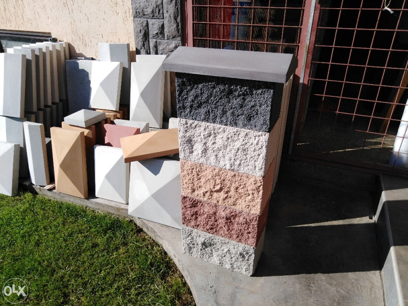 Blok, okapnice, kape, ivicnjaci, behaton - Betonska galanterija - OLX.ba