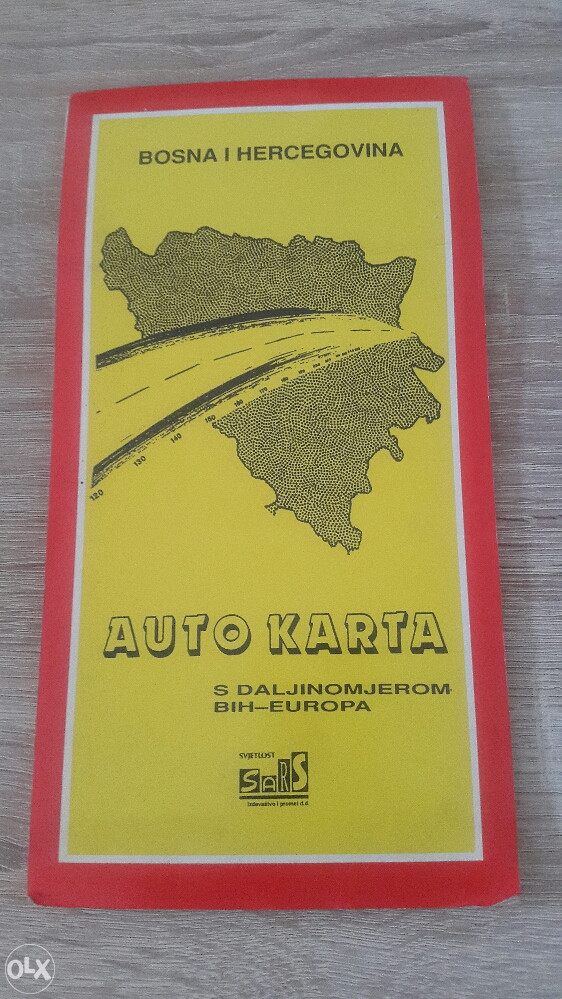 Auto karta BiH sa daljinomjerom BIH-EUROPA - Ostalo - OLX.ba