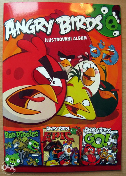 Album ANGRY BIRDS + 50 kesica sličica (250 sličica) - Sličice i albumi ...