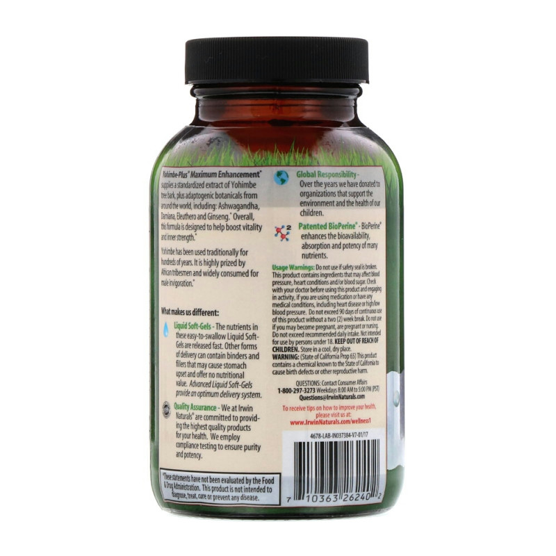 Yohimbe Plus, Yohimbine Maximum , 100 Liquid Soft-Gels - Ostalo - OLX.ba
