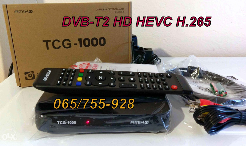 AMIKO DVB-T2 HD HEVC H.265 zemaljski resiver - Tehnika - Resiveri / Prijemnici - Ugljevik - OLX.ba