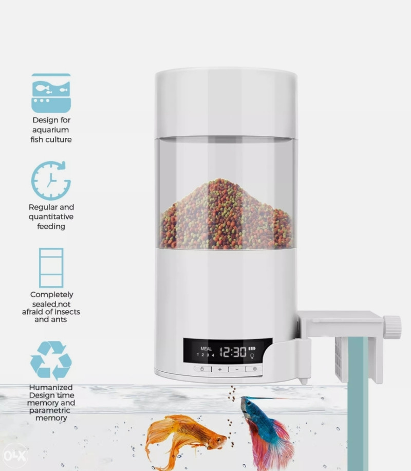 Automatska hranilica za ribe / akvarijum - Oprema za akvarijume - OLX.ba