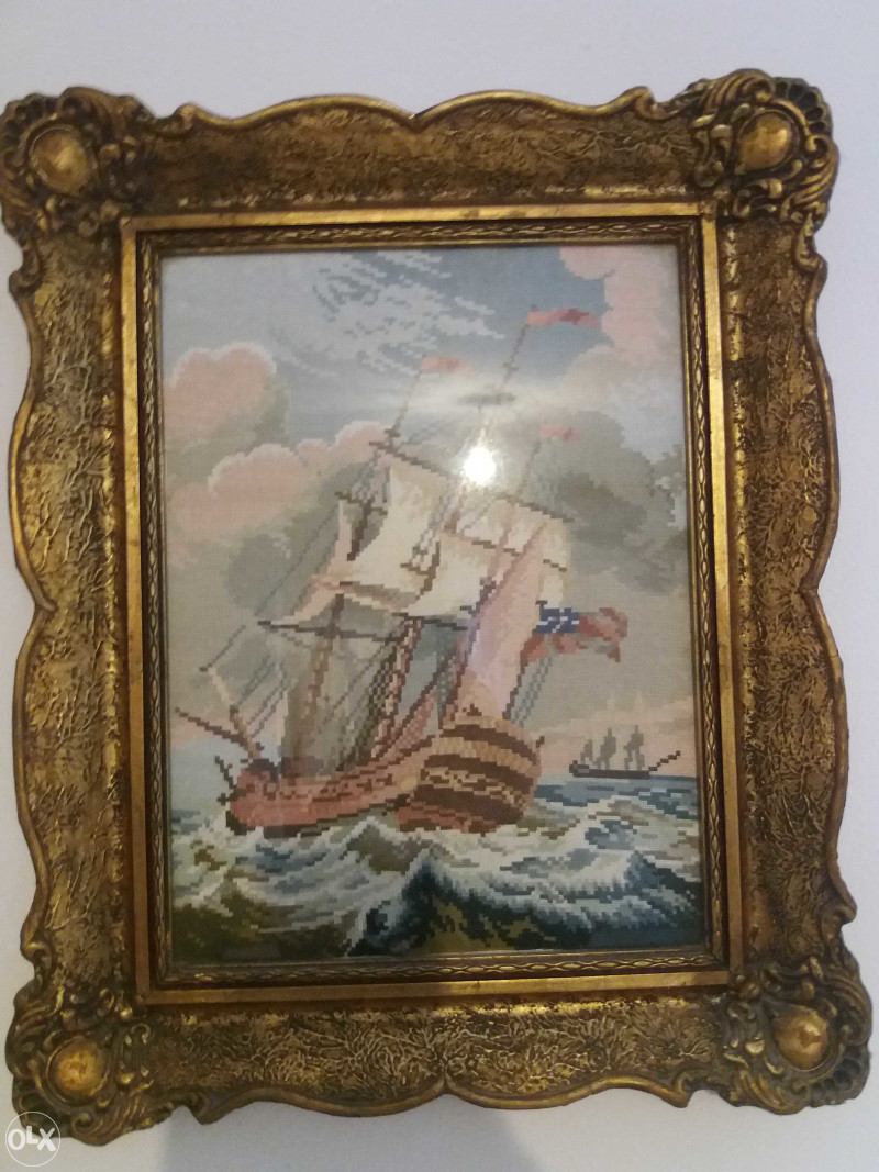 Goblen Viler Mala fregata (Small Frigate) - Antik slike i gobleni - OLX.ba