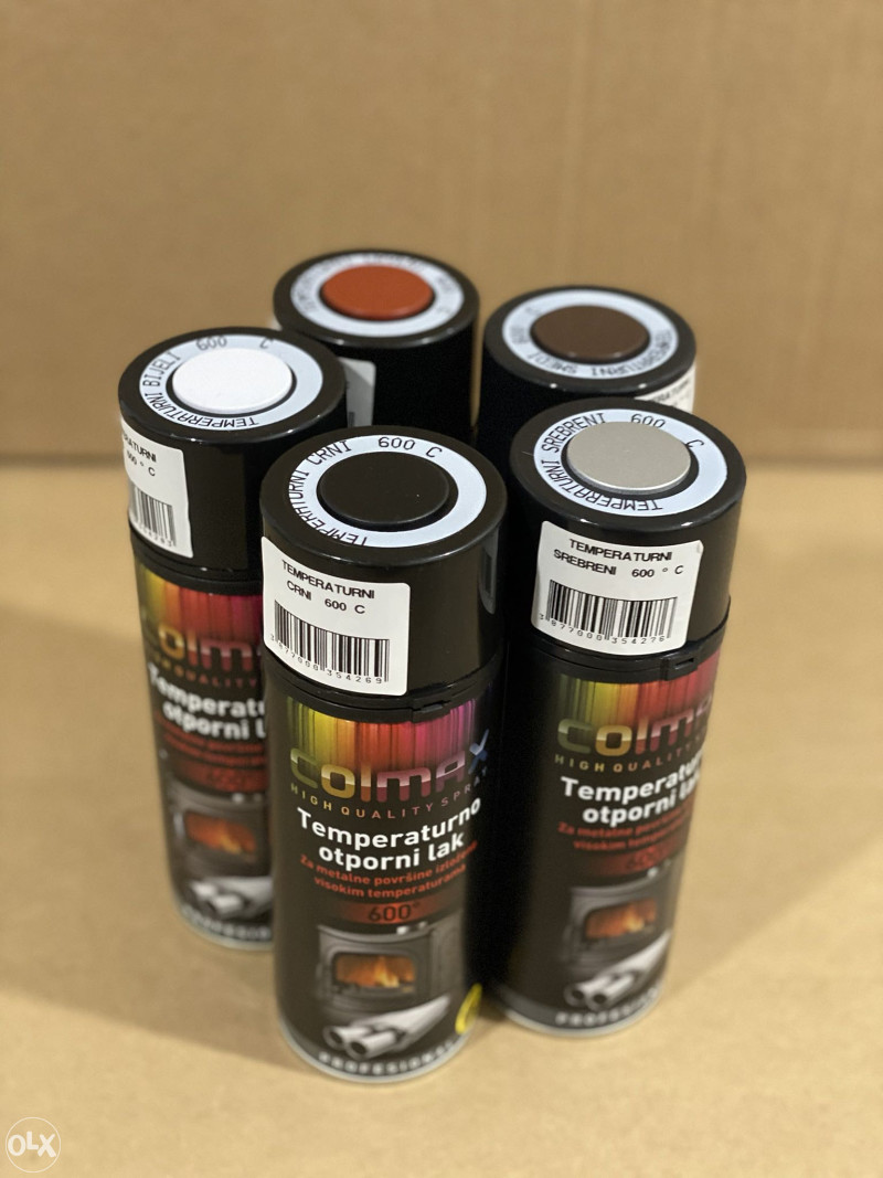 COLMAX TEMPERATURNI SPREJEVI (otporni na visoke temperature) - Boje i ...