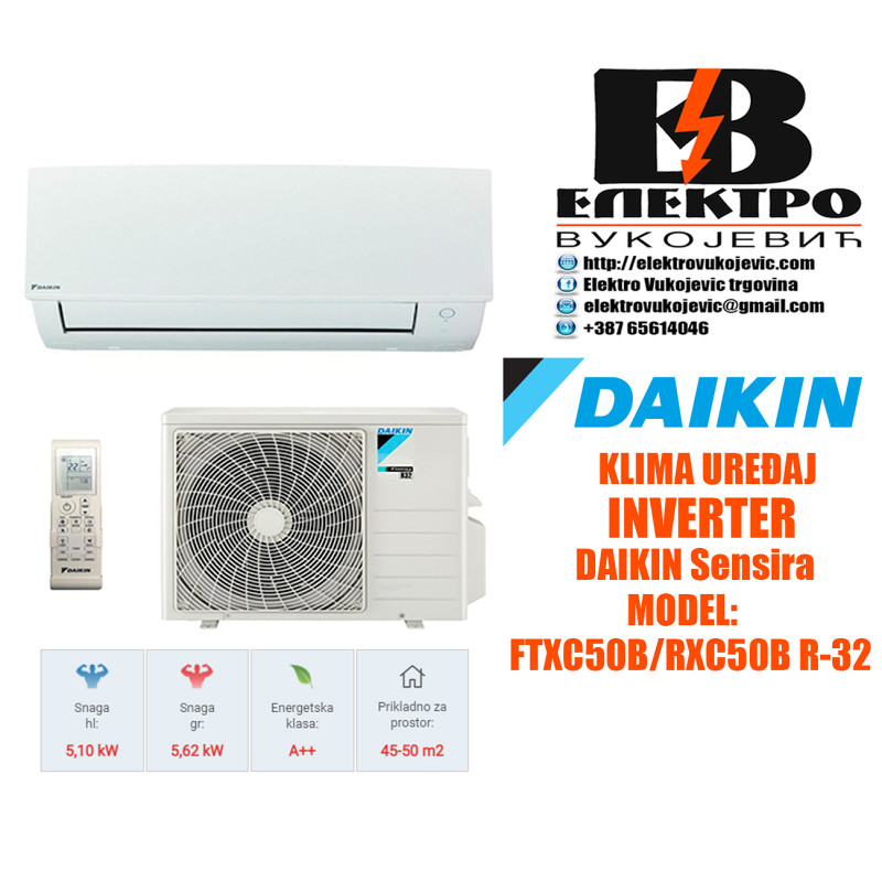 Klima uređaj inverter Daikin Sensira 5,10kW/5,62kW - Klima uređaji - OLX.ba