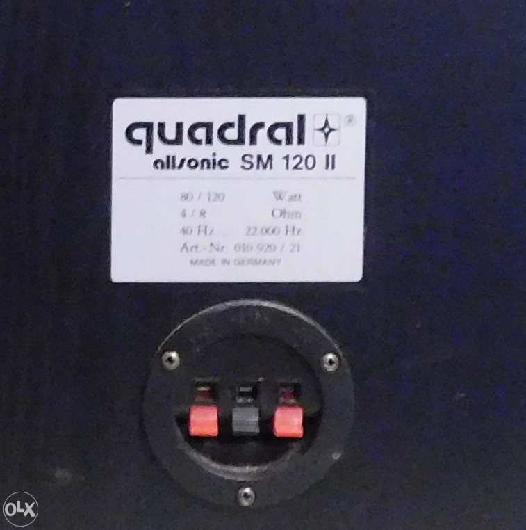 Quadral Allsonic SM 120 II - Zvučnici/Woofer/Kutije (Hi-Fi) - OLX.ba