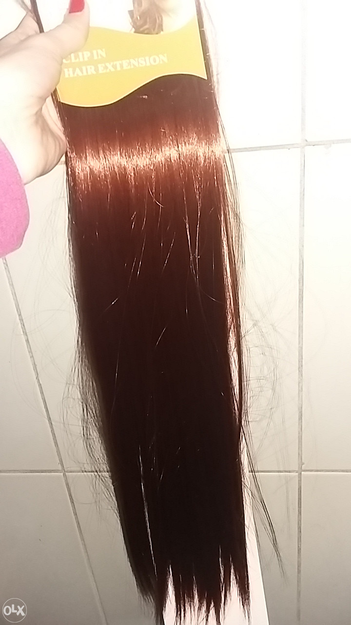 Klipse nadogradnje ekstenzije tamno crvena boja 60cm - Nadogradnje ...