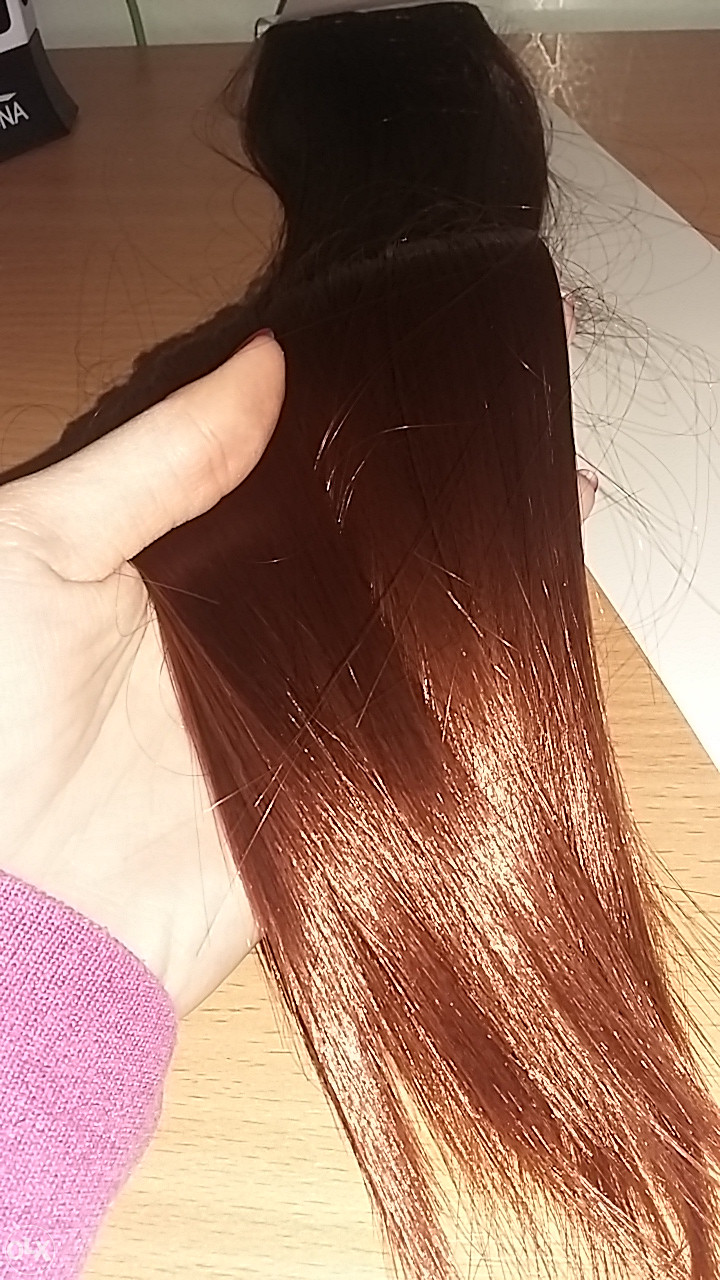 Klipse nadogradnje ekstenzije tamno crvena boja 60cm - Nadogradnje ...