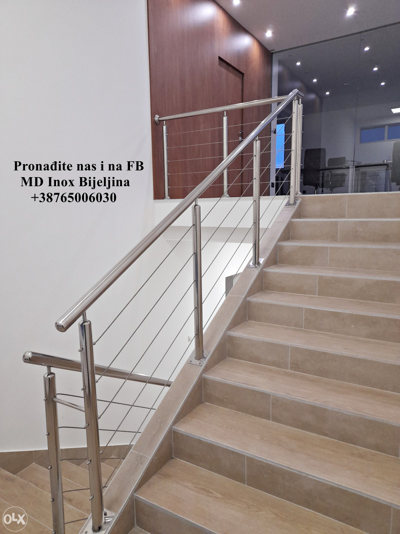 Inoks inox ograde ograda stepeništa Zvornik Tuzla - Ograde - OLX.ba