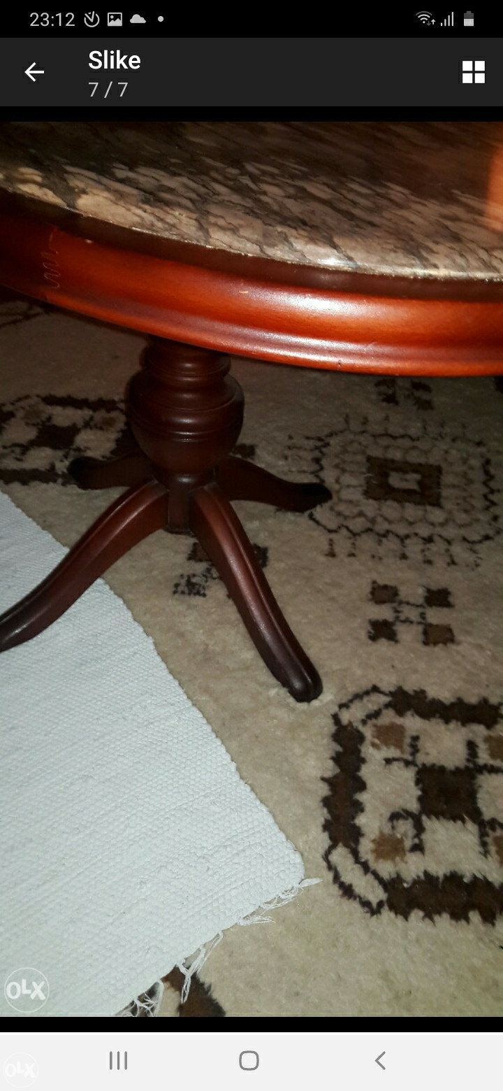 Mramorni sto za dnevni boravak - Klupski stolovi - OLX.ba