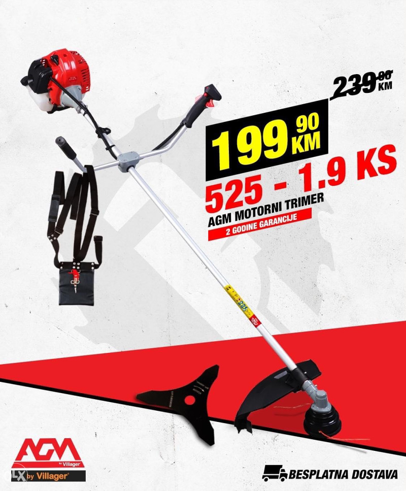 MOTORNI TRIMER AGM 430 MODEL 2022 TRIMER ZA TRAVU - Kosilice i Trimeri ...