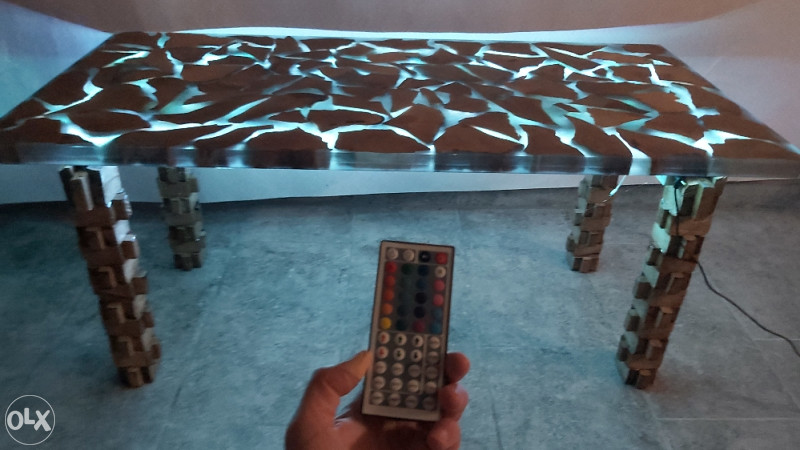 Sto epoxy RGB - Klupski stolovi - OLX.ba