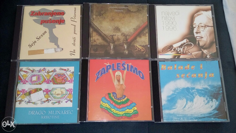 Cd Oliver Drago Mlinarec Yu rock - Muzika i spotovi - OLX.ba