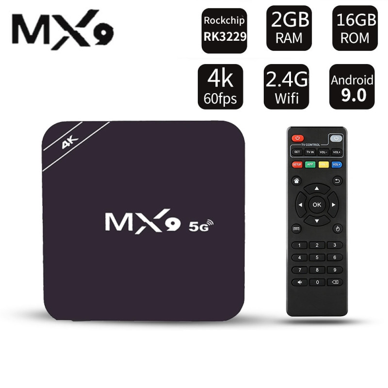 Android smart TV Box 2/16GB MX9 4K 5G Kodi IPTV HD - TV boxovi - OLX.ba