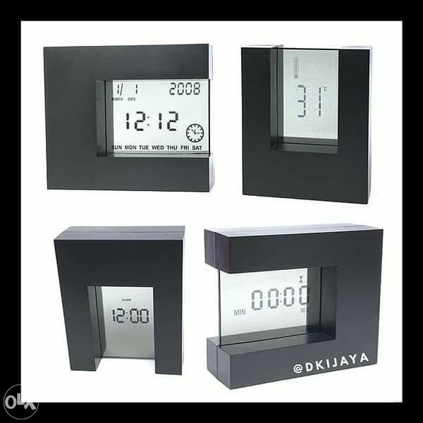 Digitalni sat sa prikazom vremena,temperature,stoperica - Zidni i Stoni ...