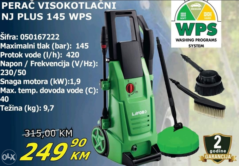 Lavor perac visokog pritiska vap NJ plus 145 WPS wap - Za pranje i ...