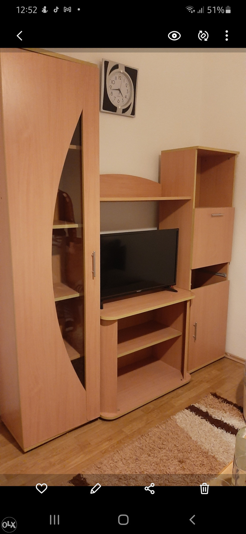 Drvena komoda/plakar - Ormari/Plakari - OLX.ba