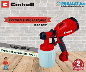 EINHELL Električni pištolj za bojanje TC-SY 400 P - Biznis i Industrija - Šprice za farbanje ...