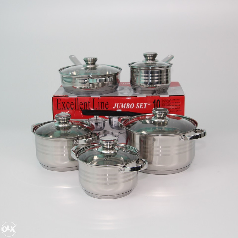 Set posuđa Exclusive Line 10/1 - inox - Šerpe - OLX.ba