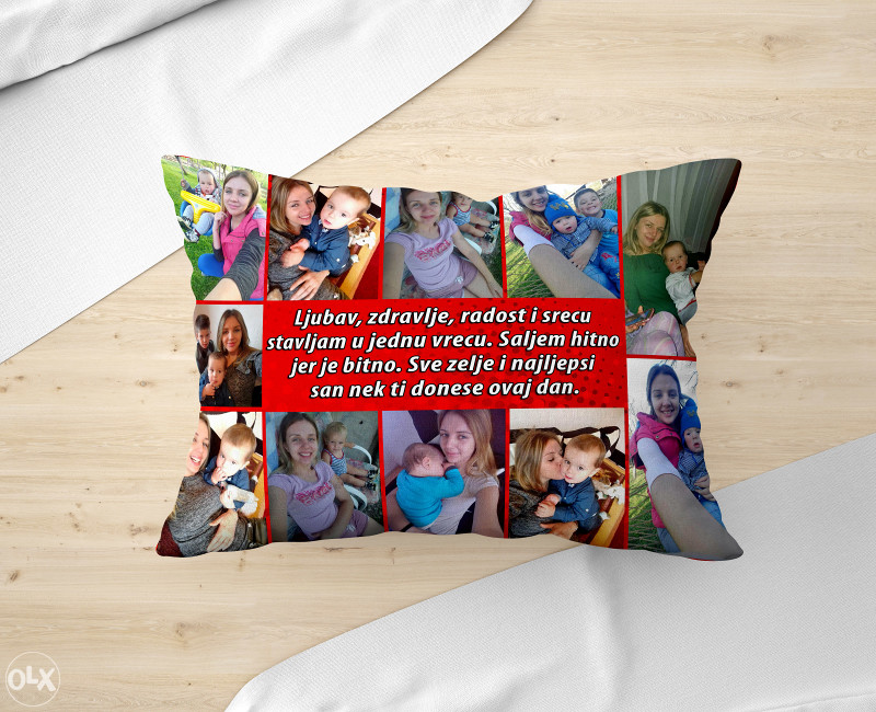 Foto Jastuk Narudžba - Sa vašim slikama - Jastuci - OLX.ba