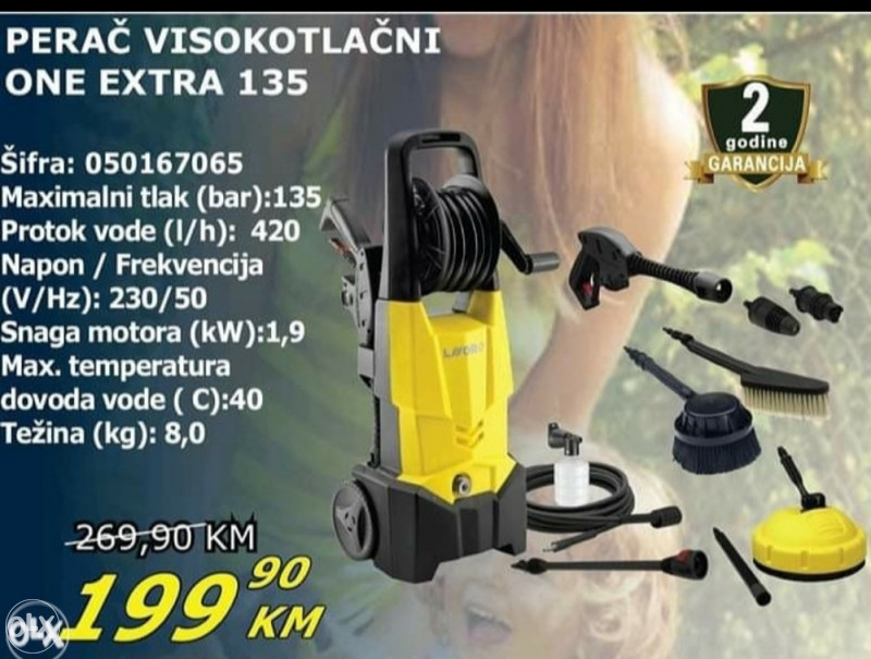 Lavor perac visokog pritiska vap ONE EXTRA 135 wap - Za pranje i ...