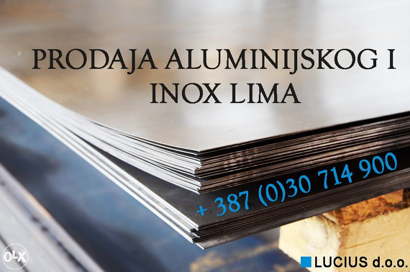 PROKROM INOX ALUMINIJSKI LIM LIMOVI NOVO - Limovi - OLX.ba