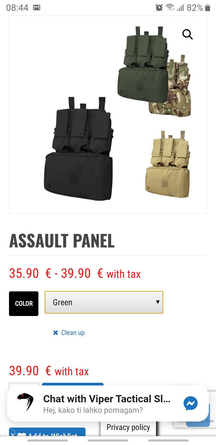 Viper Tactical Assault Backpanel - Airsoft oprema - OLX.ba