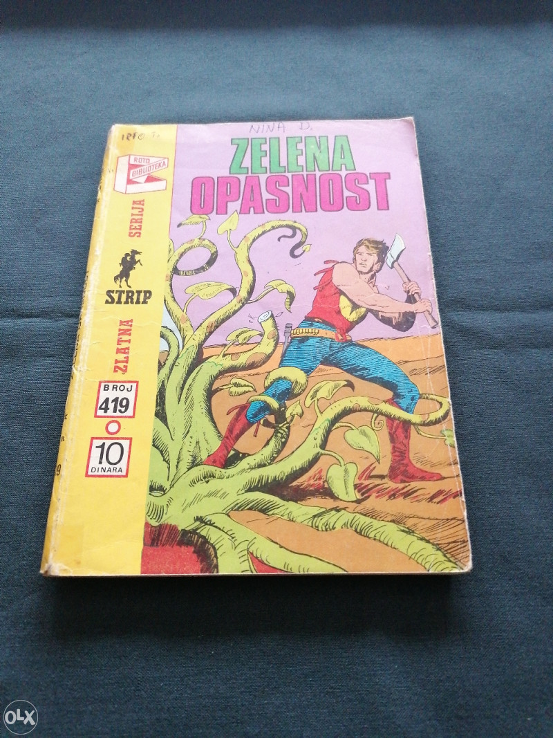 Zlatna serija ZS 419 Zelena opasnost - Stripovi - OLX.ba